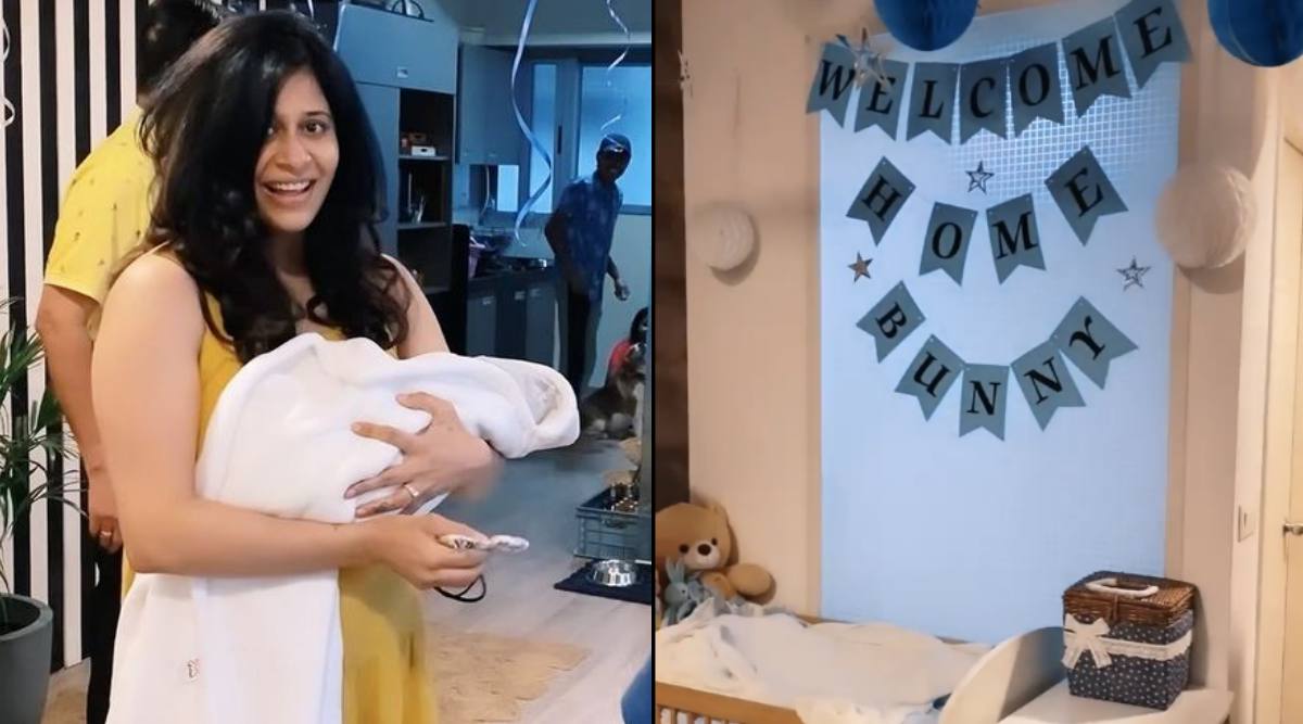 Kishwer Merchantt is overwhelmed by warm welcome as she returns home ...