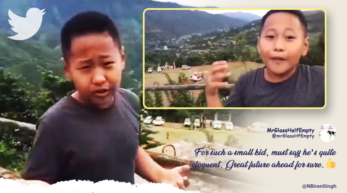 Video of young ‘journalist’ reporting Manipur CM’s visit to open oxygen ...