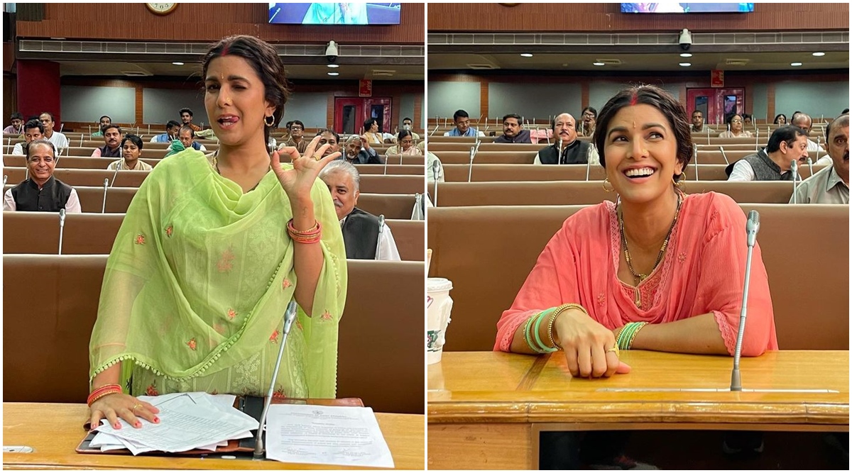 Nimrat Kaur wraps up Dasvi shoot: ‘See you at the movies’ | Bollywood ...