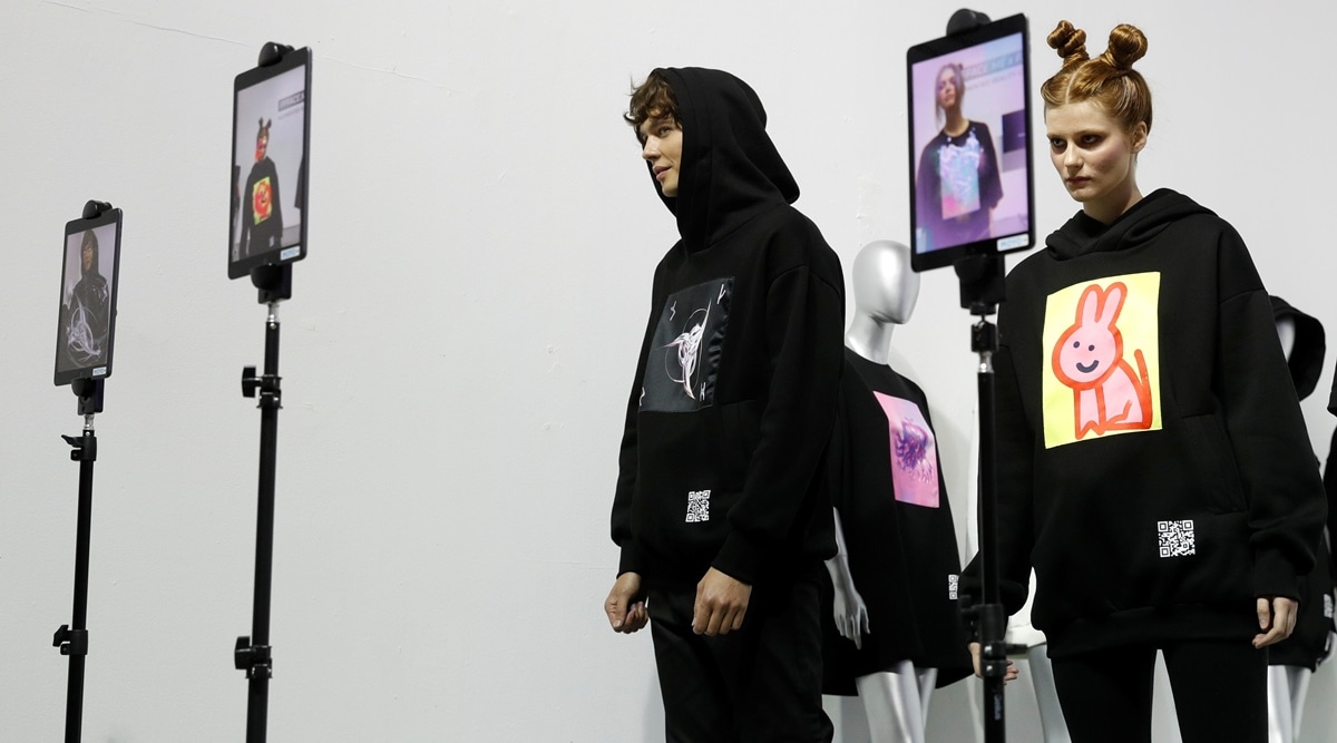 Augmented reality collection by Ukrainian brand hits runway | Fashion ...