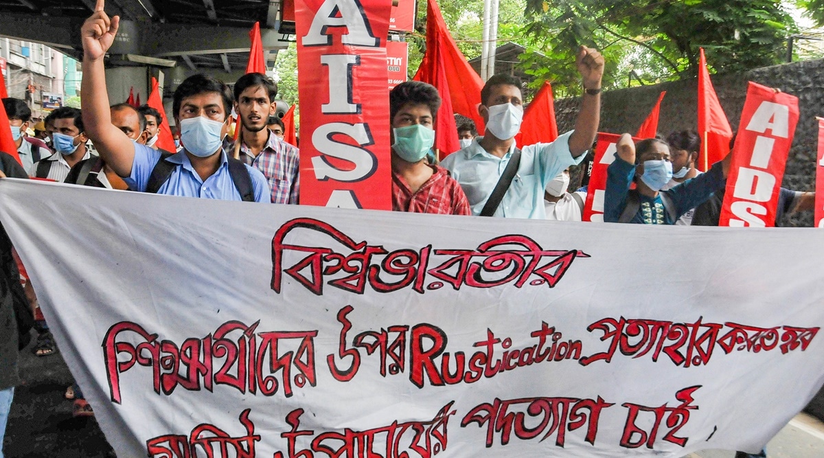 Expelled VBU student goes on hunger strike | Kolkata News - The Indian ...