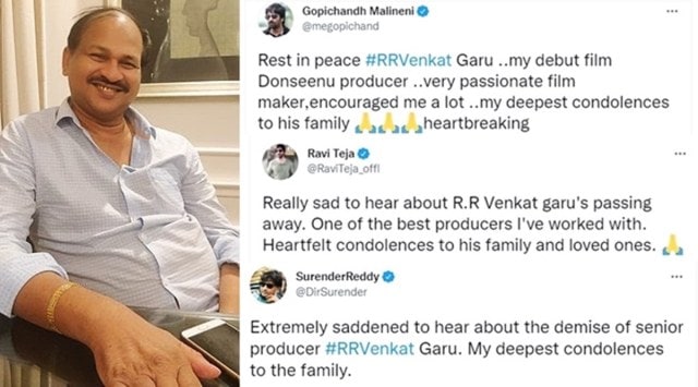 Telugu film producer Venkat passes away, Ravi Teja leads Telugu ...