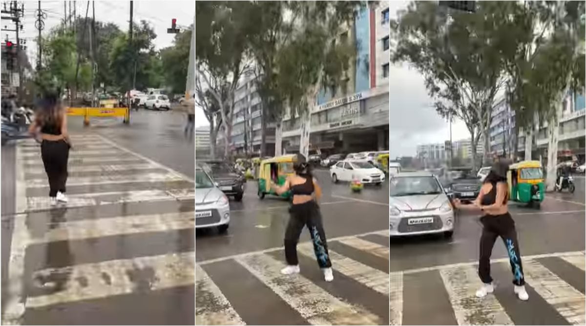 Indore Instagram influencer dances at traffic signal, viral video lands ...