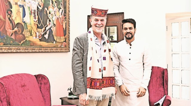 Netflix CEO in India, takes up IT rules with Anurag Thakur | Business ...