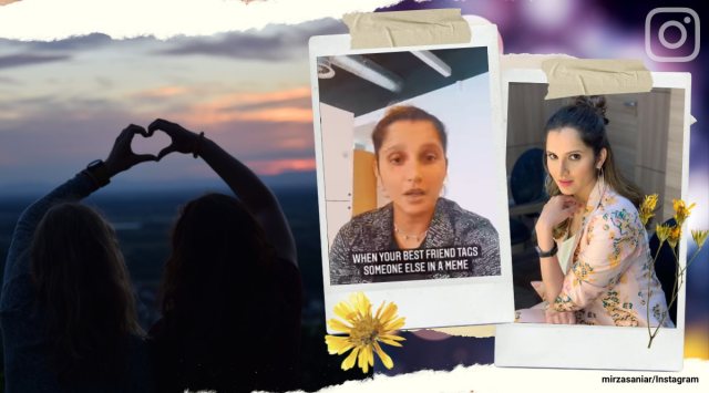 Sania Mirza shows how to react when your best friend tags someone else ...