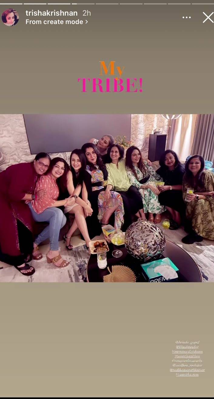 Trisha parties hard at Ramya Krishnan’s birthday bash, see photos ...