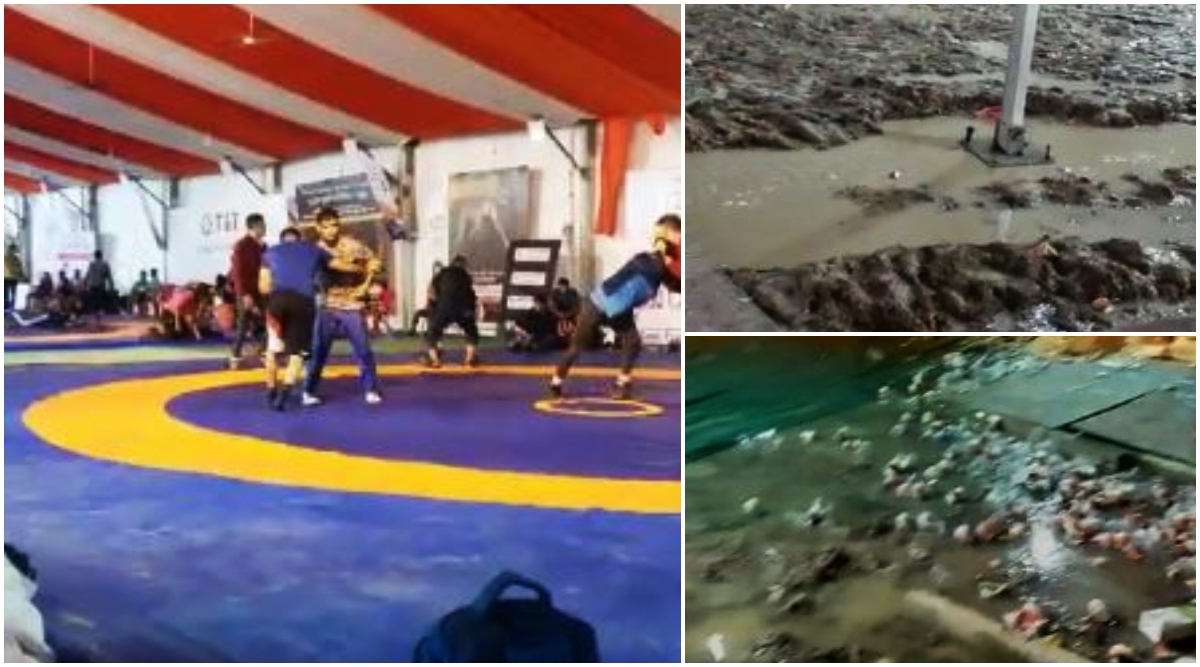‘Filthy, inhuman’: At U-23 nationals, wrestlers competing next to slush ...