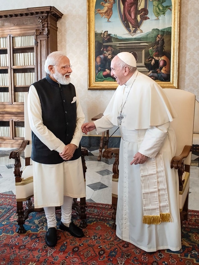 PM Modi calls on Pope Francis in Vatican | The Indian Express