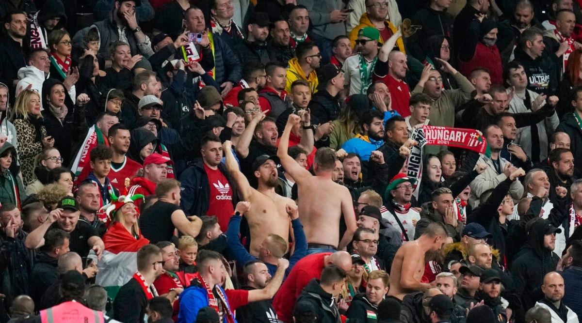 England held 1-1 by Hungary in match marred by crowd violence ...