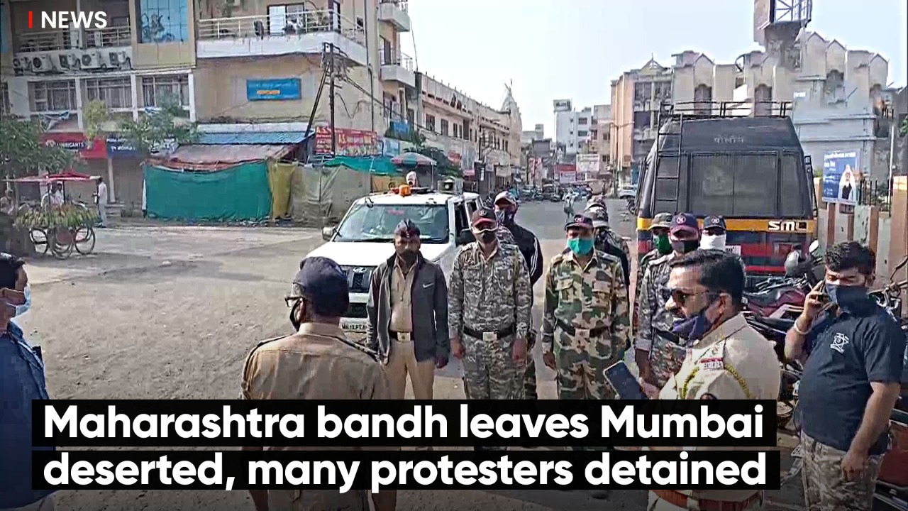 Maharashtra bandh leaves mumbai deserted many protesters detained-The ...