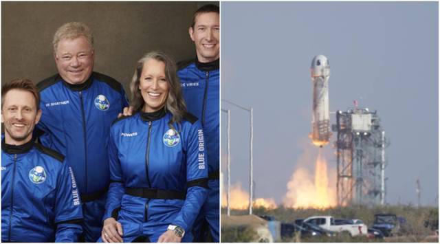 Star Trek actor William Shatner becomes oldest person to reach space ...