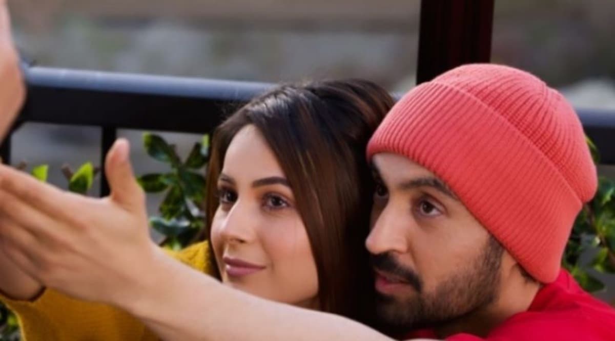 Diljit Dosanjh shares photo with Shehnaaz Gill as Honsla Rakh releases ...
