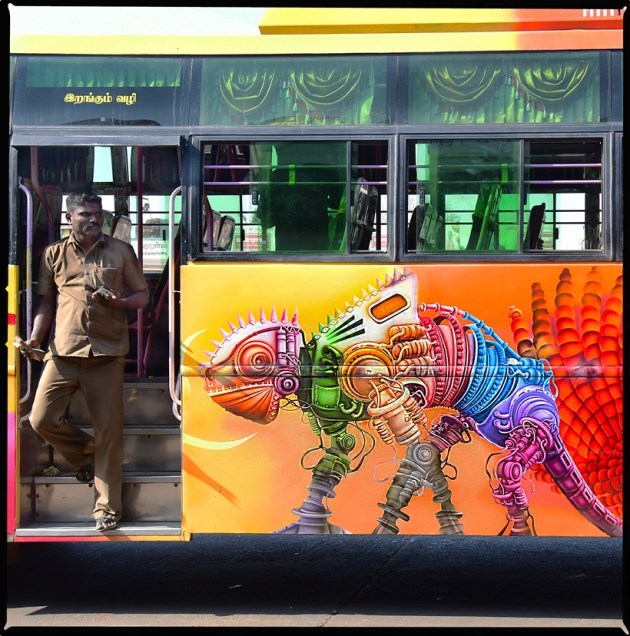 Art on wheels: Beautiful pictures showcase the colourful life of Tamil ...