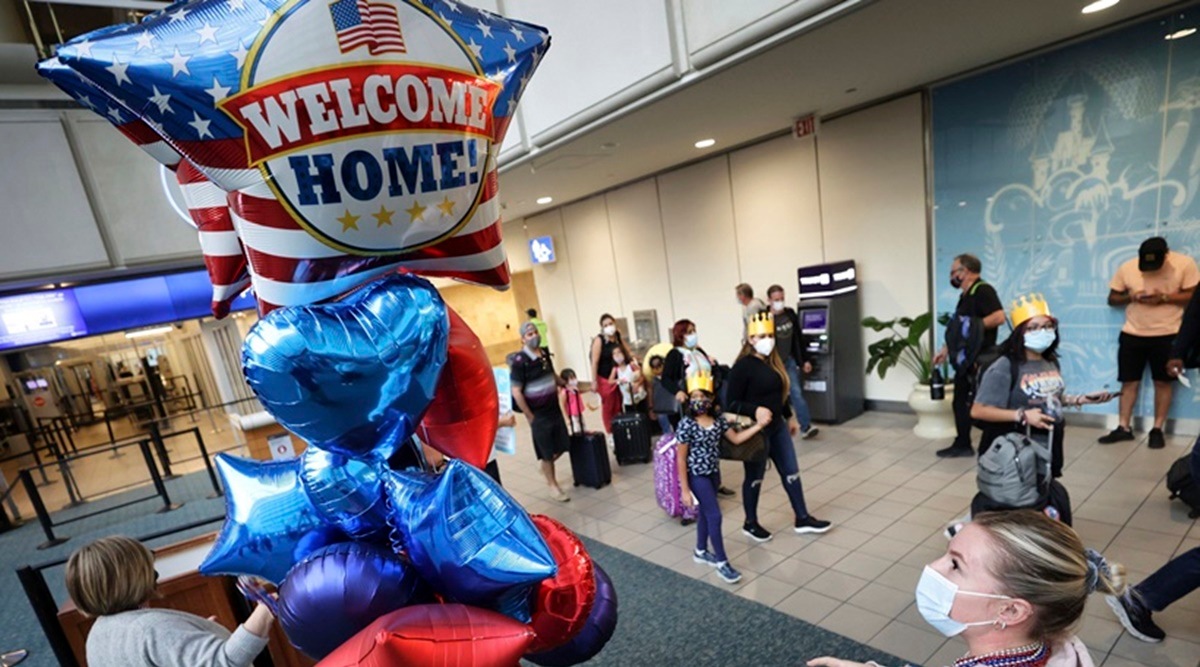 Americans welcome loved ones back as US reopens international travel ...