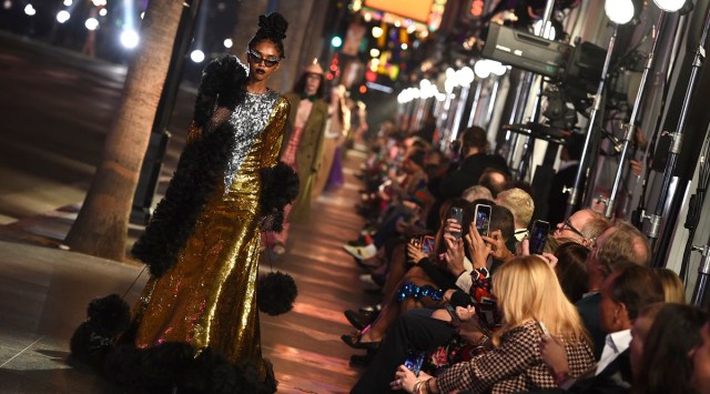 Gucci’s star-studded fashion show shines bright in Hollywood | Fashion ...