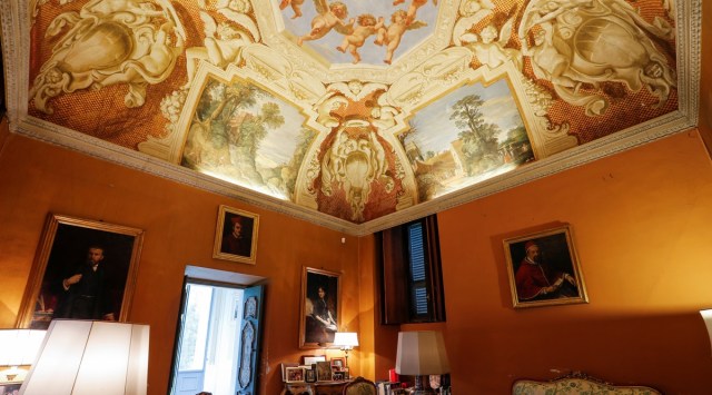 Historic Rome villa with world’s only Caravaggio mural is up for ...