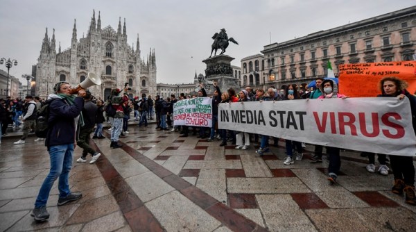 Center of Italy’s anti-vaccine protests is now a Covid hot spot | World ...