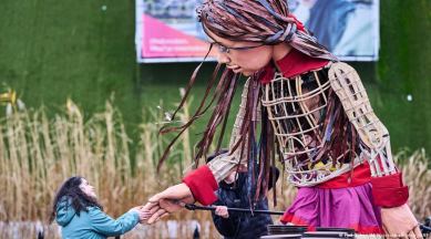 ‘Little Amal’: Larger-than-life refugee puppet pursues journey | Art ...