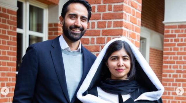 Malala Yousafzai and husband Asser Malik celebrate her Oxford ...