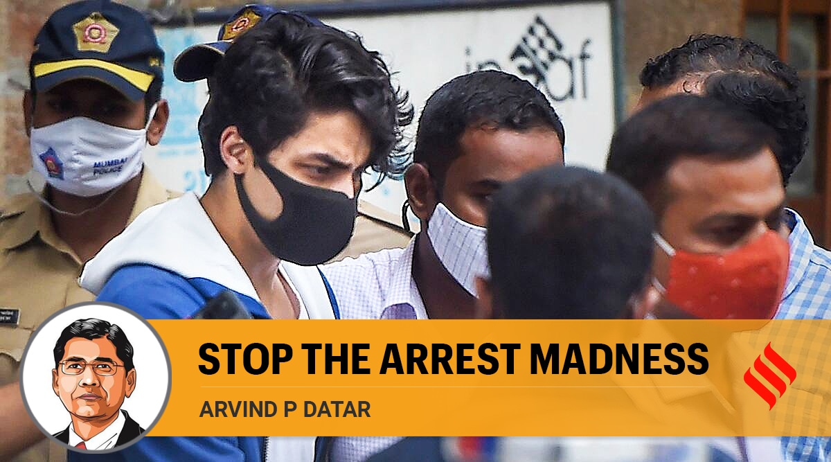 Arvind P Datar writes: Jail should be the exception, not the norm