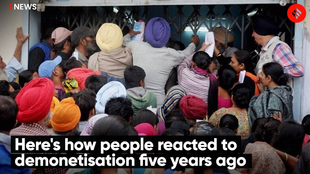 Heres how people reacted to demonetisation five years ago-The Indian ...