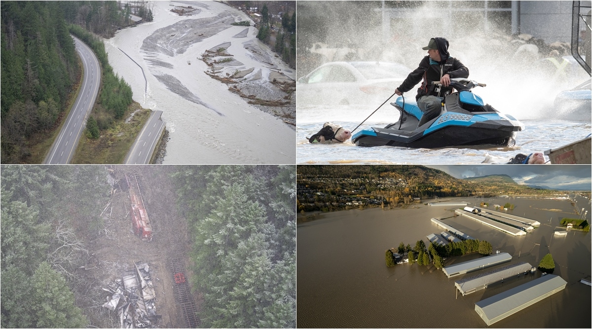 In pictures: Floods, landslides rock Canada’s British Columbia | World ...