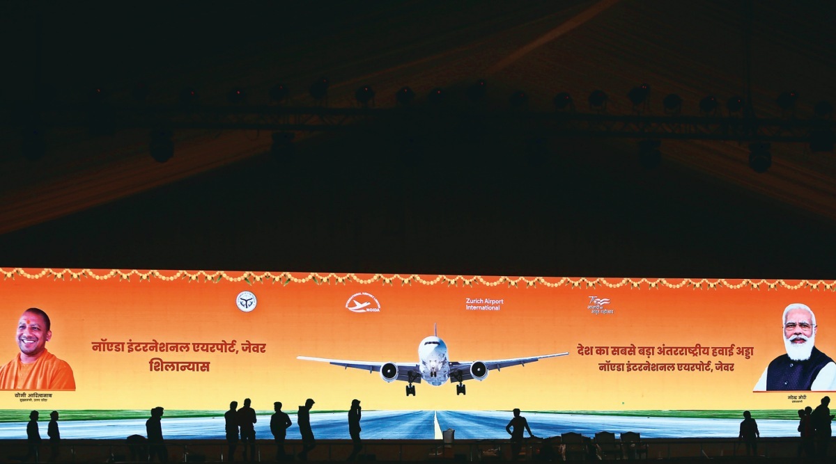 CM Yogi Adityanath inspects Jewar airport site: ‘Monumental for Western ... CM Yogi Adityanath inspects Jewar airport site: ‘Monumental for Western ...