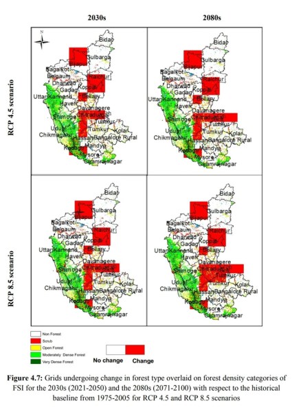 Climate change to impact vegetation in 7 Karnataka districts: Study ...
