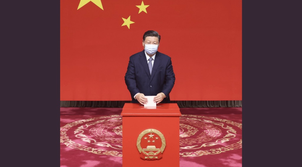 President Xi Jinping votes in local body election as China showcases ...
