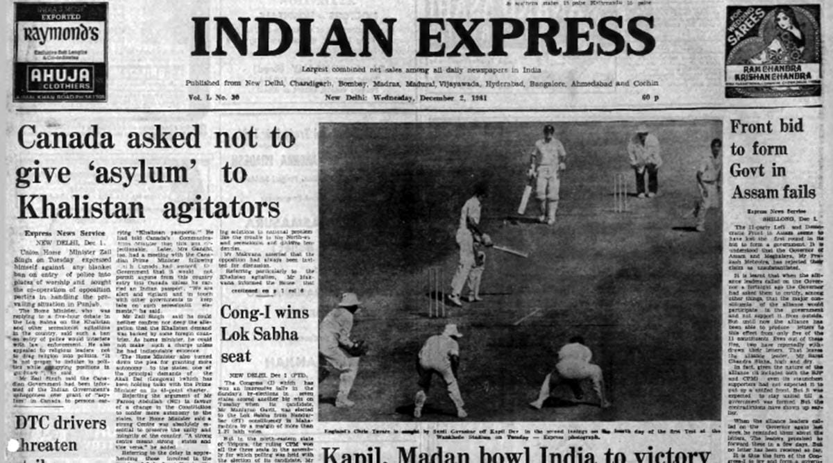 December 2, 1981, Forty Years Ago: Debate On Punjab | The Indian Express