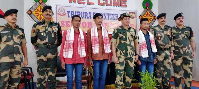Four insurgents of NLFT and KYKL surrender before BSF in Tripura ...