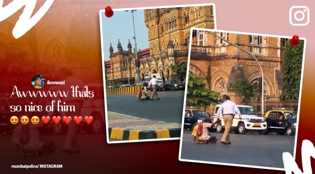 Mumbai Police officer helps differently-abled man cross road: ‘Hats off ...