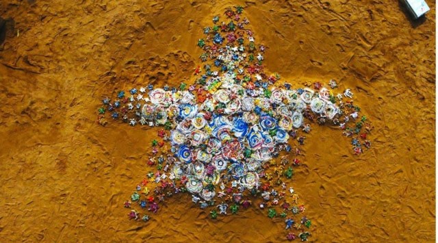 Delhi-based artist installs 15-feet Olive Ridley sea turtle artwork ...