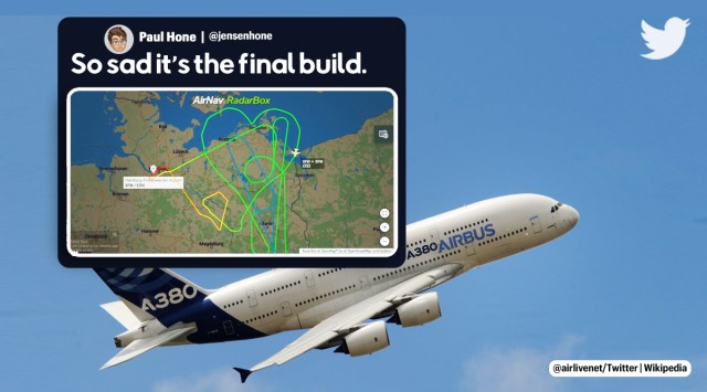 Last flight test of Airbus A380 ends with a heart-shaped air trail ...
