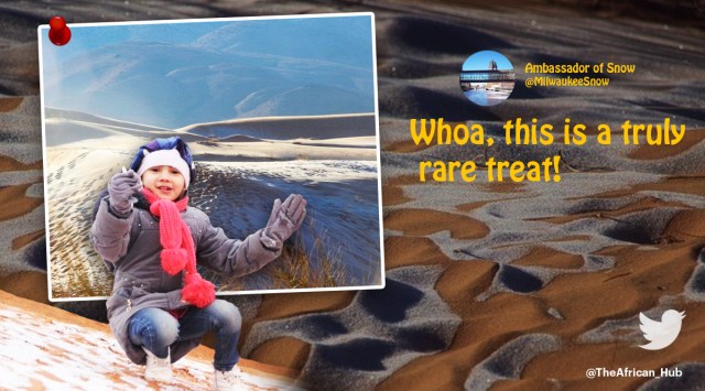 Breathtaking photos of snow-covered Sahara desert wow the internet ...