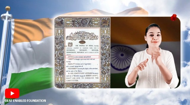 Preamble to Constitution is now in Indian sign language. Watch ...