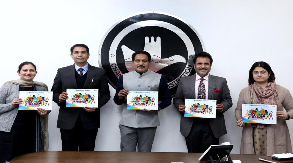 ‘Swachhta ke Rang’: Chandigarh Adviser launches colouring book for ...