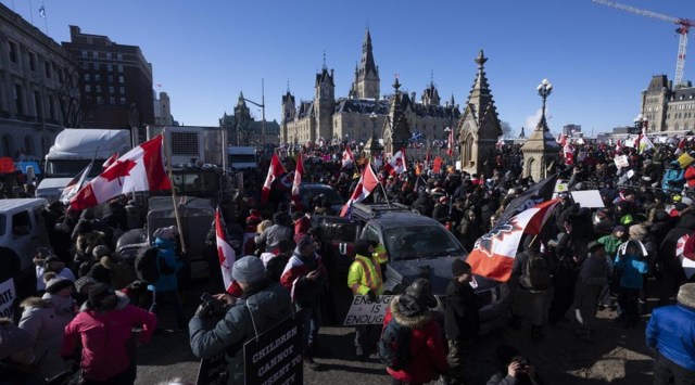 Canada PM: military response not in cards for Covid protests | World ...
