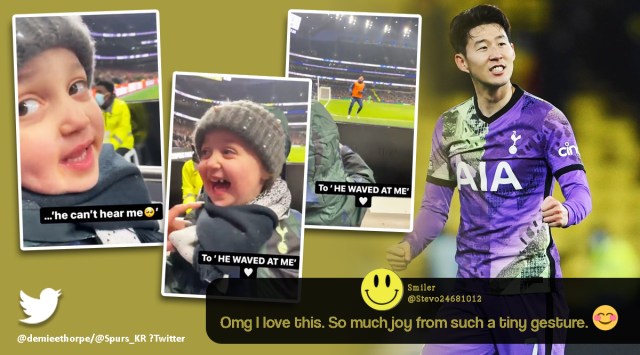 Watch: Tottenham player waves back at 4-year-old fan, makes her day ...