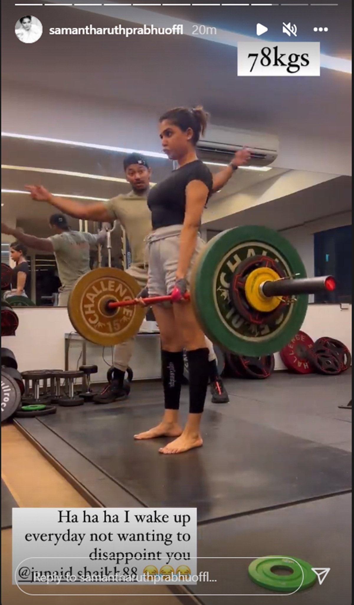 Samantha Ruth Prabhu is busy lifting weights: ’75…78…80 kg!’ | Fitness ...