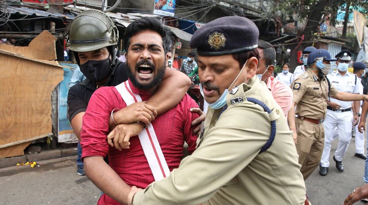 Student leader’s death: Protesters clash with cops during march ...