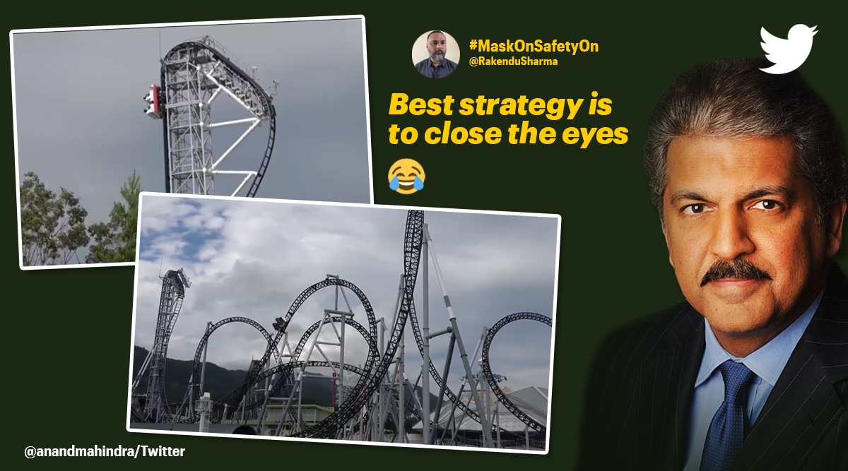 ‘just Another Day In The Markets Anand Mahindra Shares Clip Of Roller Coaster Trending News