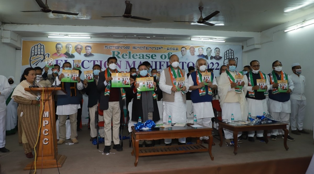 Manipur: Congress manifesto promises 50000 new jobs for youths, 33% job ...