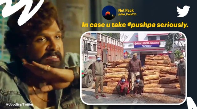 #PushingPushpaBehindBars: UP Police warn against wood smuggling in a ...