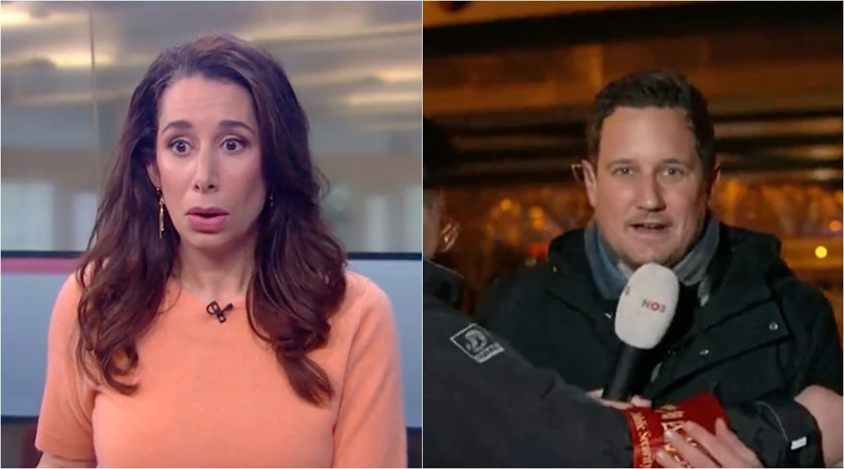 Watch: Dutch reporter’s live broadcast on Olympics interrupted by ...