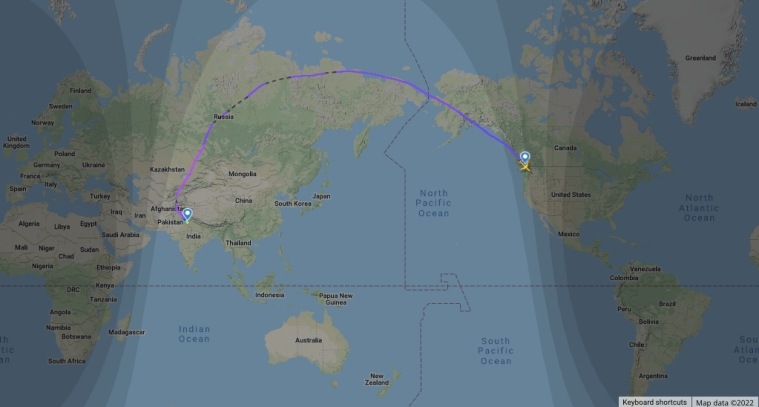 How closure of Russian airspace has changed flight times to India, in ...