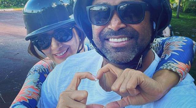 Kim Sharma celebrates a year of dating Leander Paes: ‘Thank you for ...