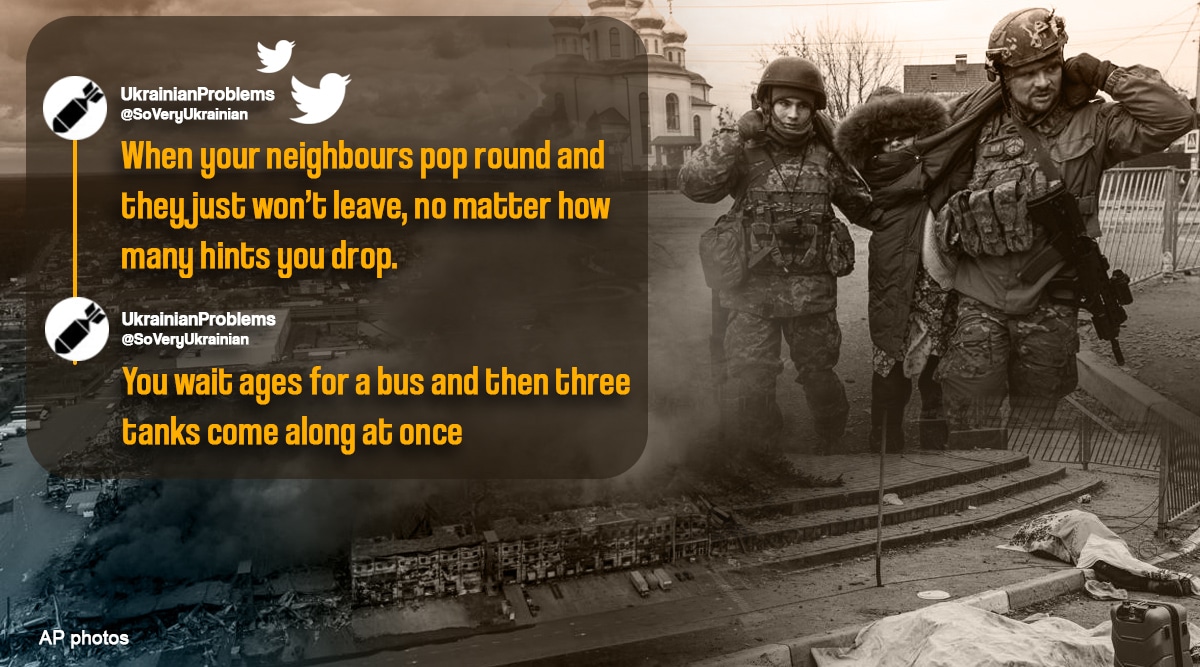 This Twitter account is venting Ukrainians’ frustrations with dark ...