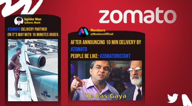 Memes flood Twitter after Zomato announces 10-minute food delivery ...