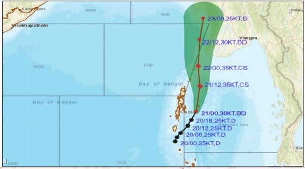 Cyclone Asani Highlights: Asani intensifies into severe cyclonic storm ...